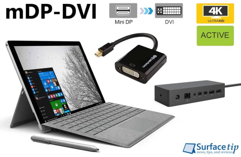 Best Active Mini DisplayPort to DVI Adapter for Microsoft Surface ...