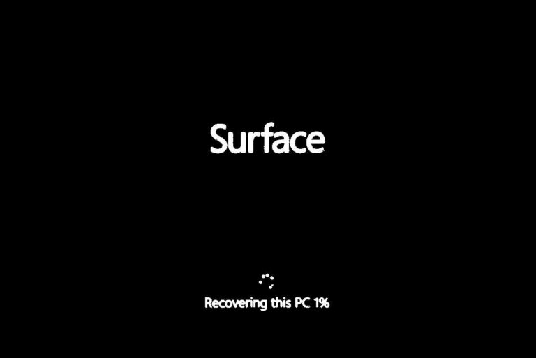 How to Reset Your Surface Using USB Recovery Drive - SurfaceTip