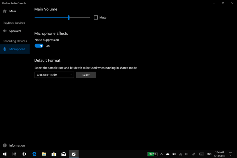 Surface Go Tip: Managing Sound Settings with Realtek Audio Console App ...