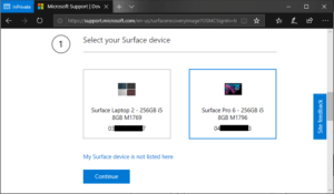 How to download the official Surface Pro 6 recovery image - SurfaceTip