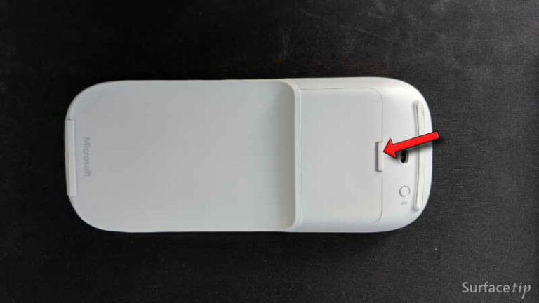 How to replace Surface Arc Mouse Batteries - SurfaceTip